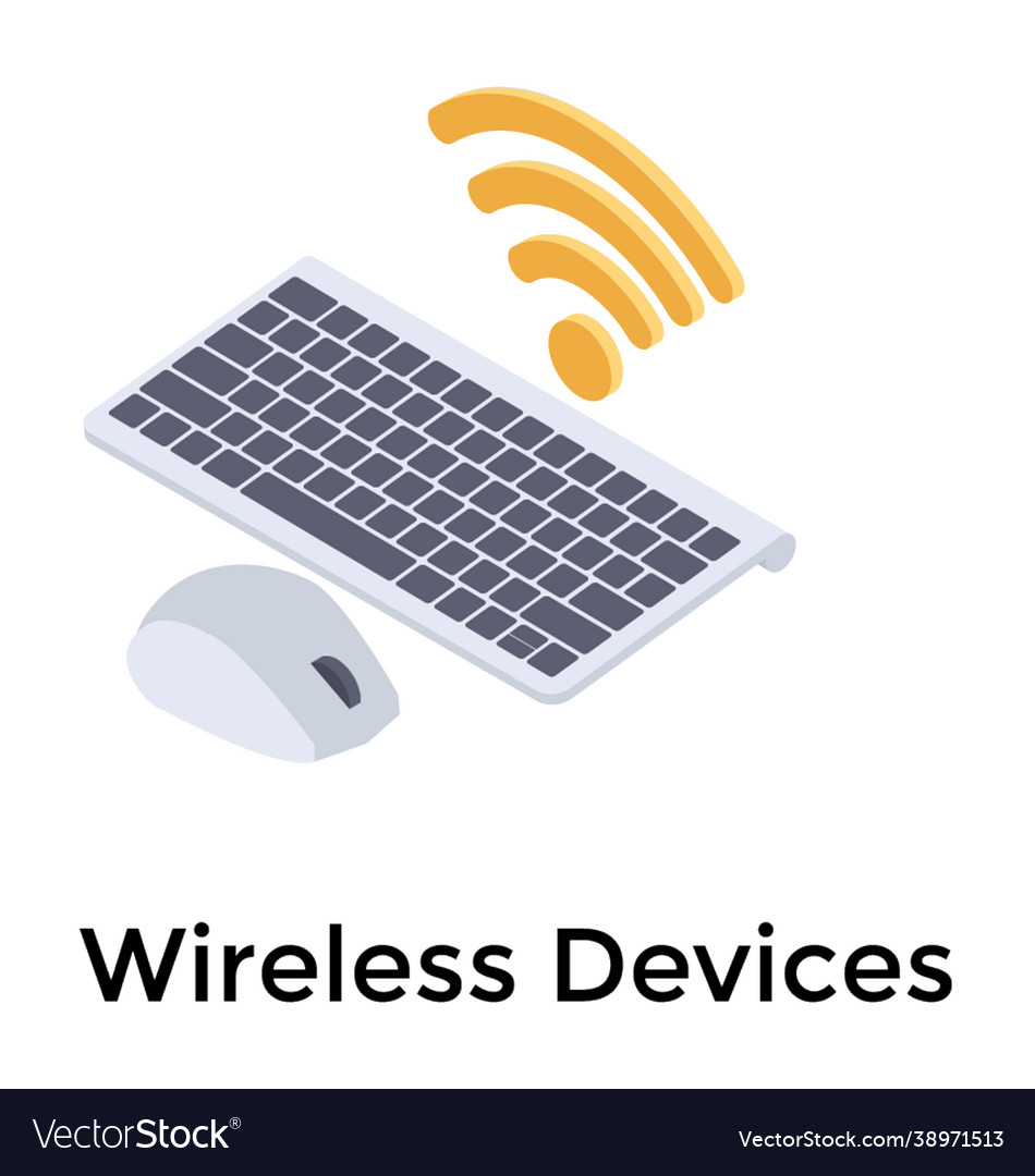 Wireless devices Royalty Free Vector Image - VectorStock