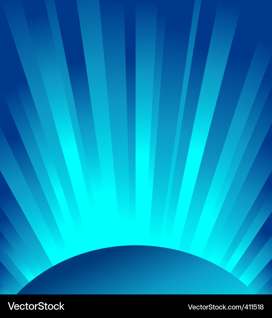 Blue rays light Royalty Free Vector Image - VectorStock
