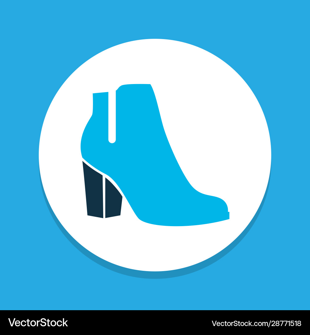 Boots icon colored symbol premium quality Vector Image