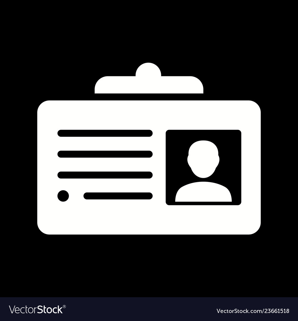 Business card icon Royalty Free Vector Image - VectorStock