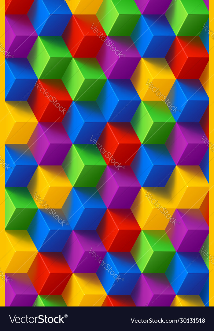 Cube background 061 Royalty Free Vector Image - VectorStock