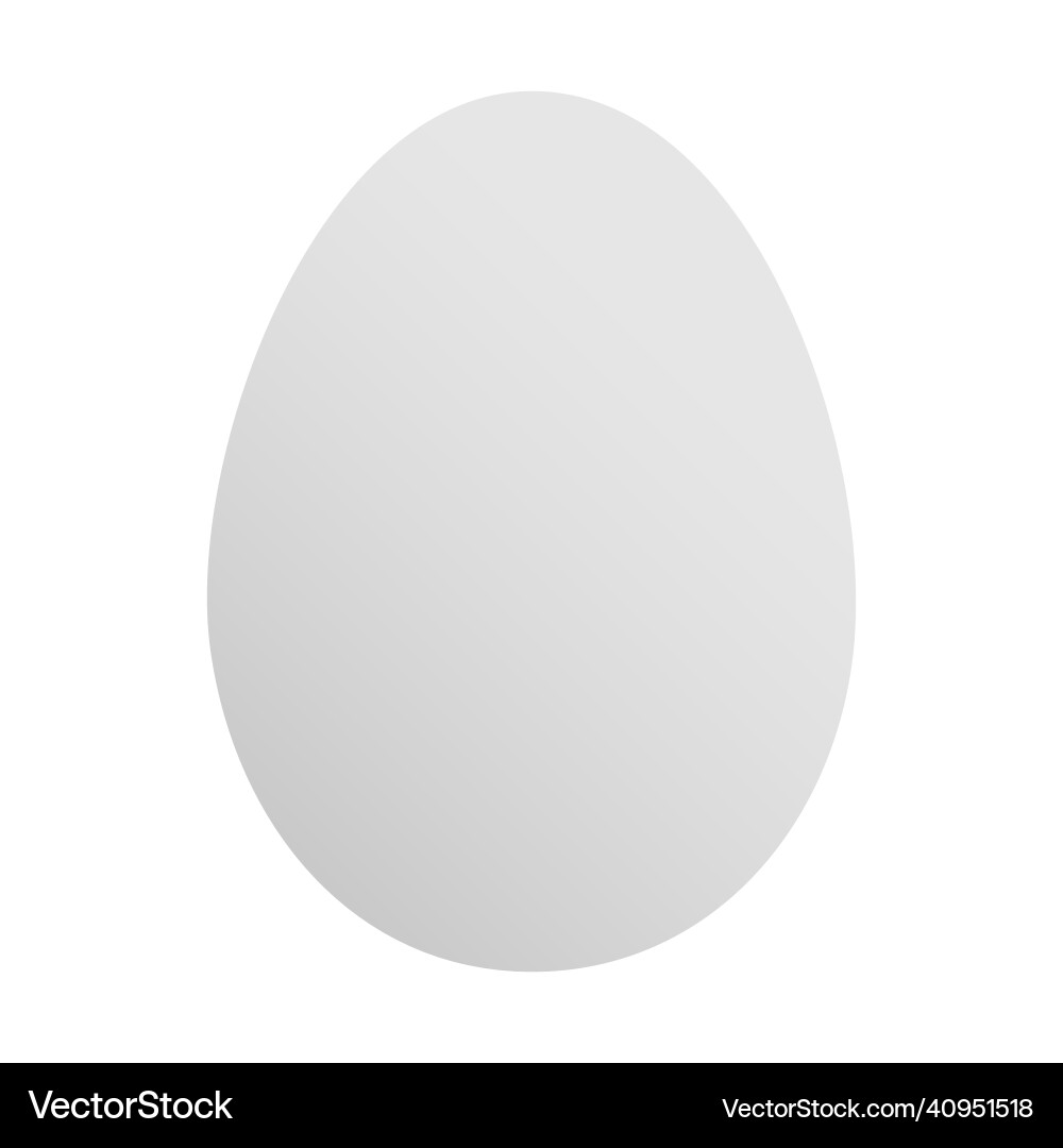 Egg icon shell easter symbol healthy nature food Vector Image