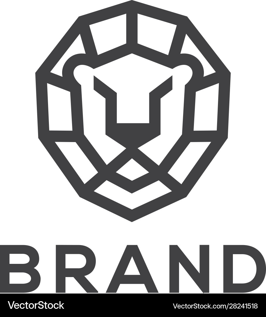 Lion logo for sale Royalty Free Vector Image - VectorStock