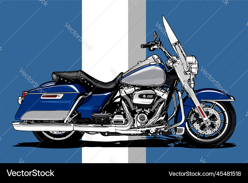 Motorbike template for graphic design needs Vector Image