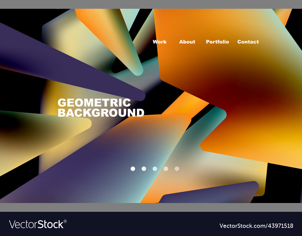 Shards shape composition abstract background web Vector Image