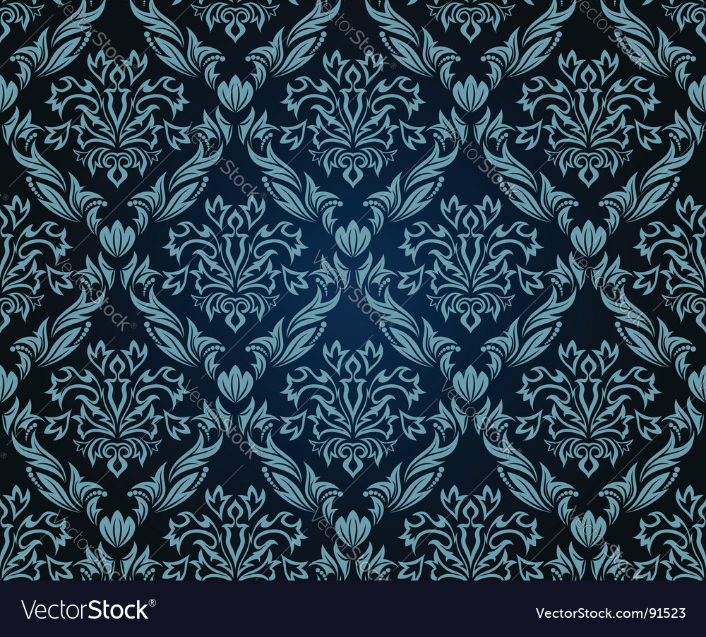 Damask pattern Royalty Free Vector Image - VectorStock