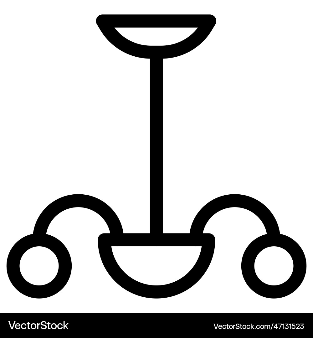 Modern light holder for living area Royalty Free Vector
