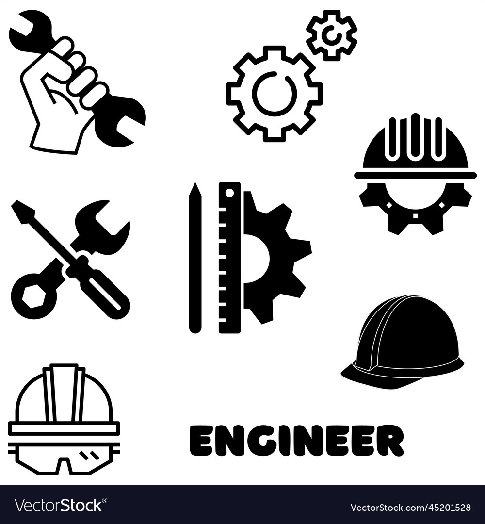 Engineering tools Royalty Free Vector Image - VectorStock