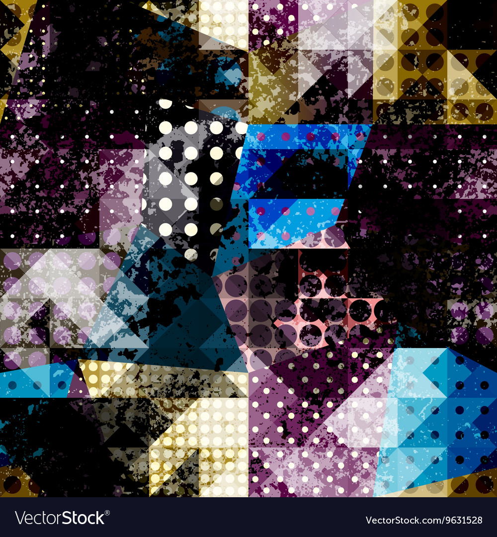 Geometric abstract pattern Royalty Free Vector Image