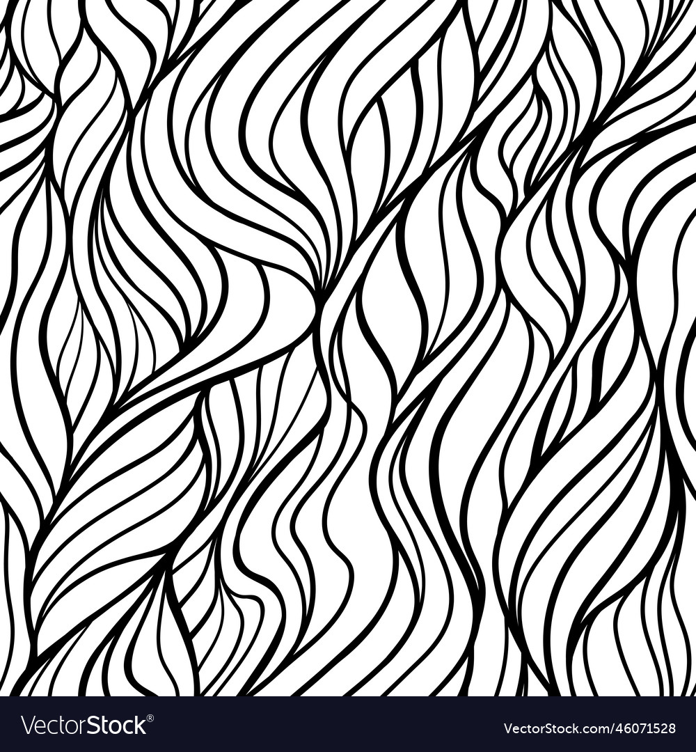 Seamless abstract wave pattern Royalty Free Vector Image
