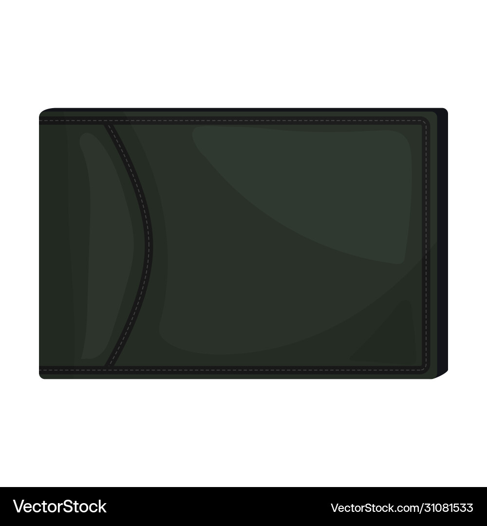 Leather wallet iconcartoon icon Royalty Free Vector Image