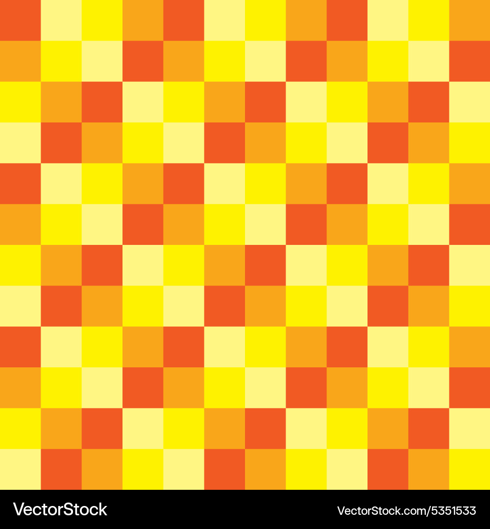 Popular summer color tone checker chess square Vector Image