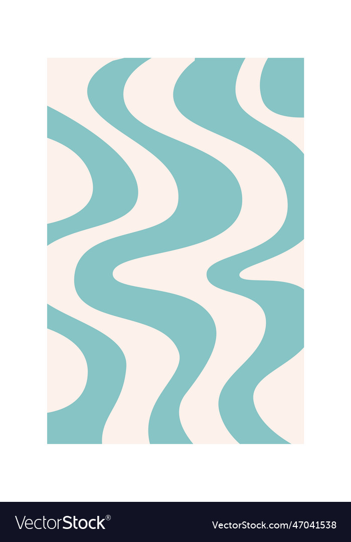 Abstract curved rectangle pattern Royalty Free Vector Image