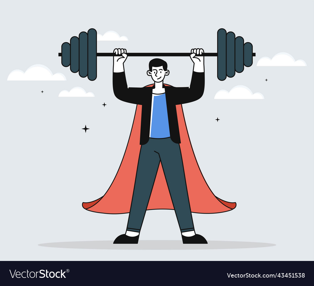 Business strengths concept Royalty Free Vector Image
