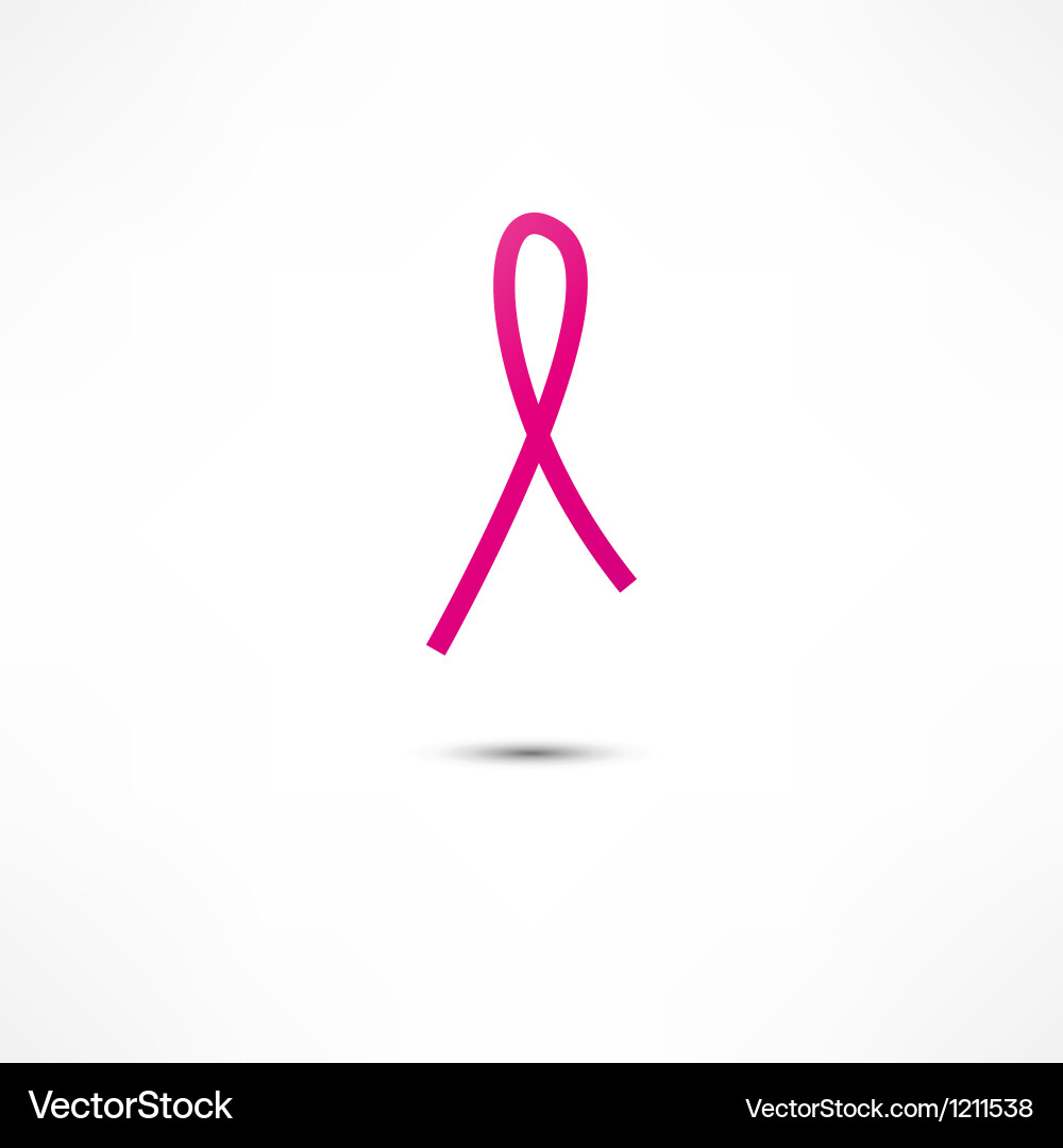 Cancer ribbon icon Royalty Free Vector Image - VectorStock