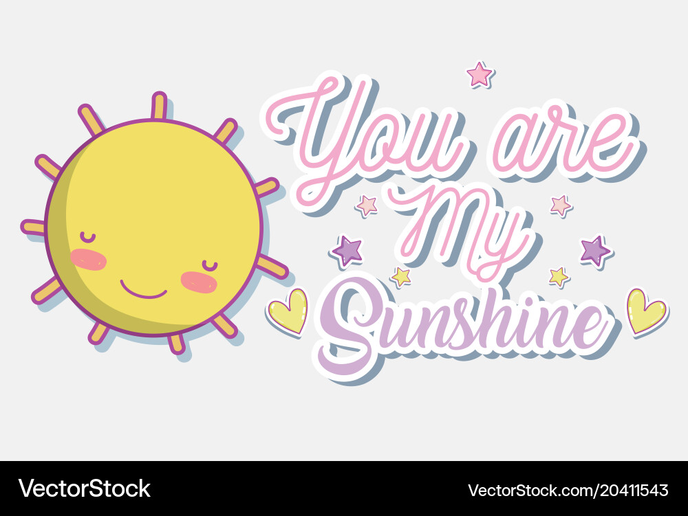 Beautiful card with message cartoons Royalty Free Vector
