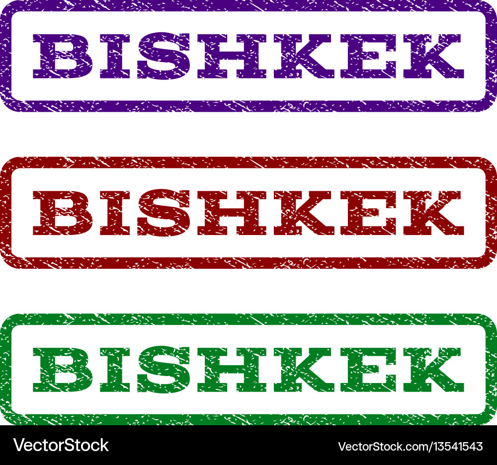 Bishkek watermark stamp Royalty Free Vector Image
