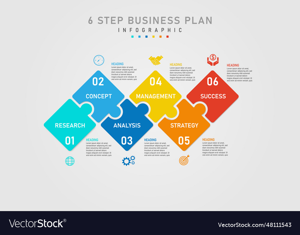 Business plan infograghic 027 Royalty Free Vector Image Business plan infograghic 027 Royalty Free Vector Image