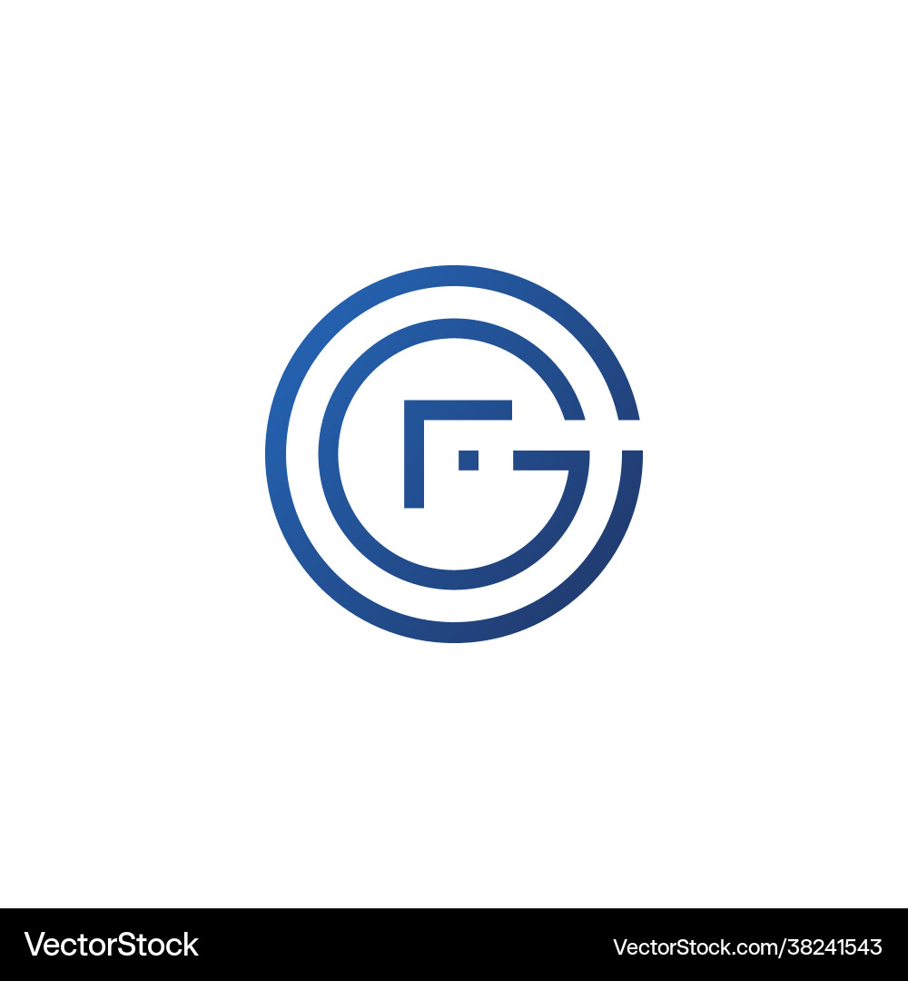 Cool and elegant design initial letter fgc Vector Image
