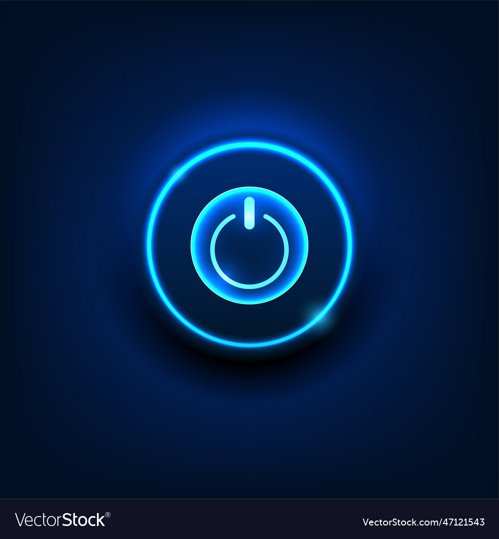 High tech switch button technology background Vector Image