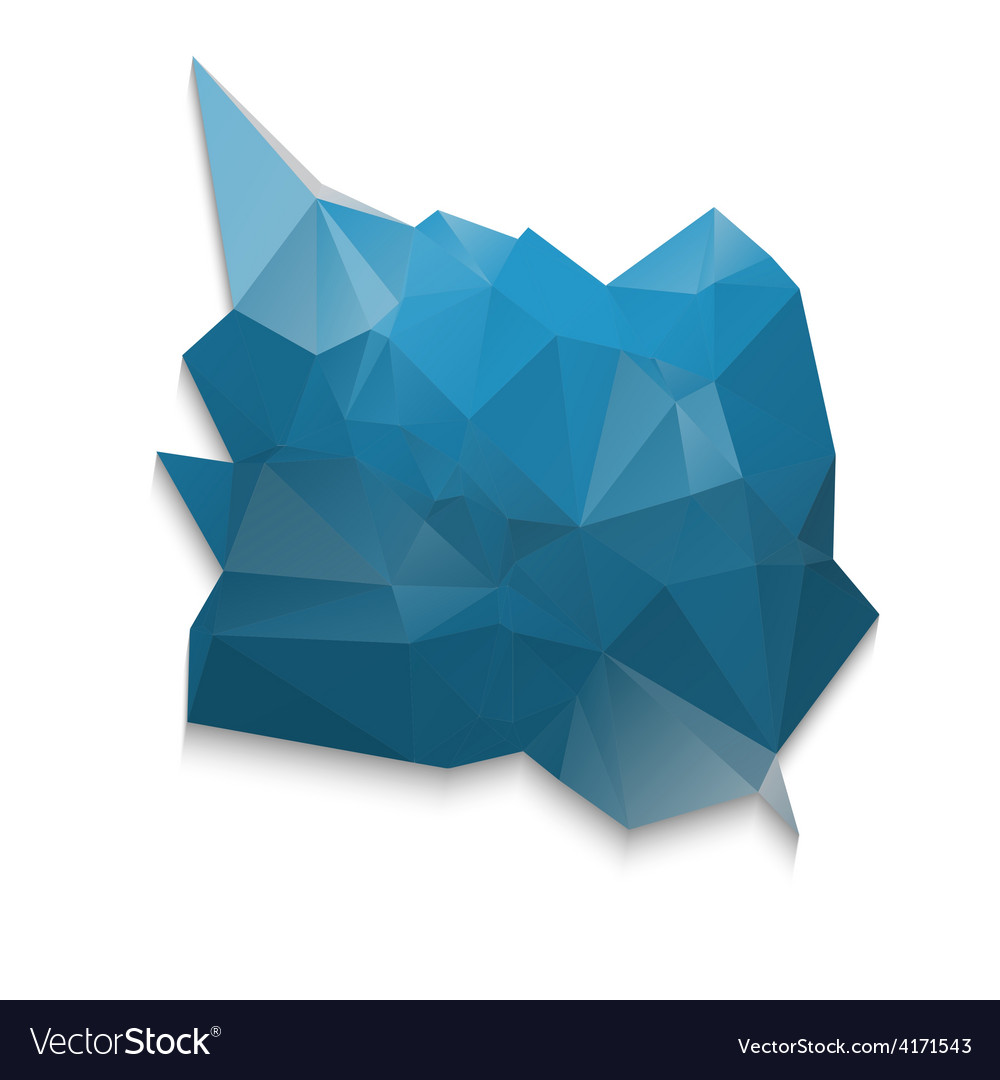 Polygon background Royalty Free Vector Image - VectorStock
