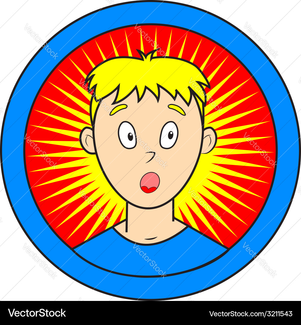 Surprised Royalty Free Vector Image - VectorStock