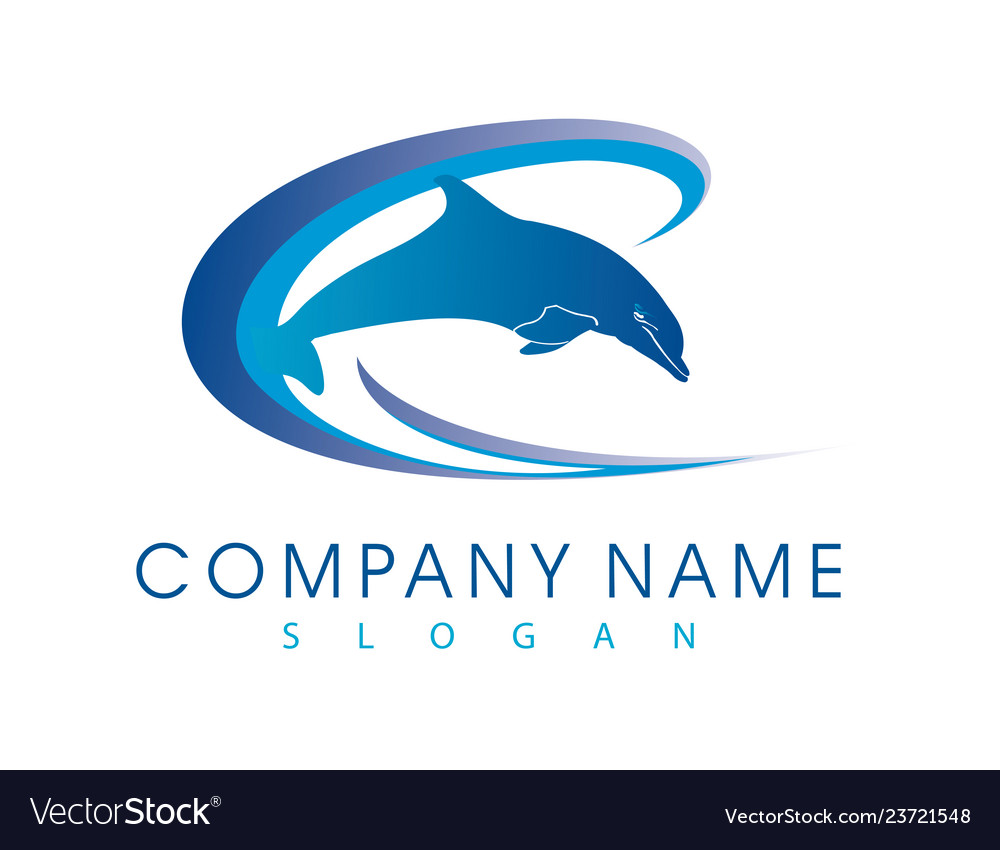Dolphin design Royalty Free Vector Image - VectorStock