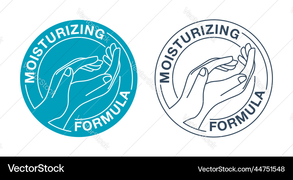 Skin moisturizing anti-age formula flat icon Vector Image
