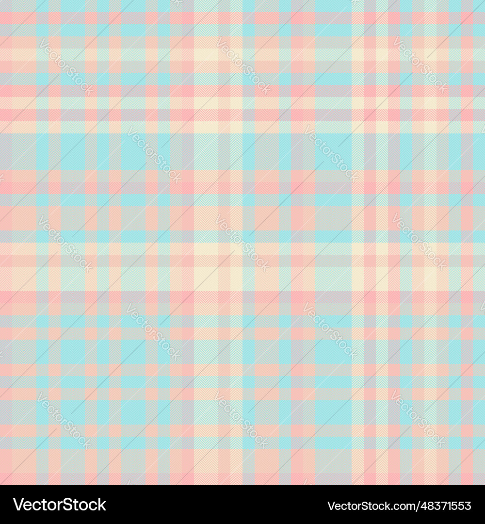 Fabric seamless of pattern textile plaid with a Vector Image
