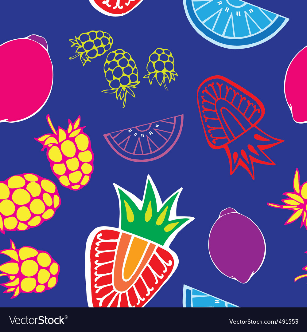 Fruity pattern Royalty Free Vector Image - VectorStock