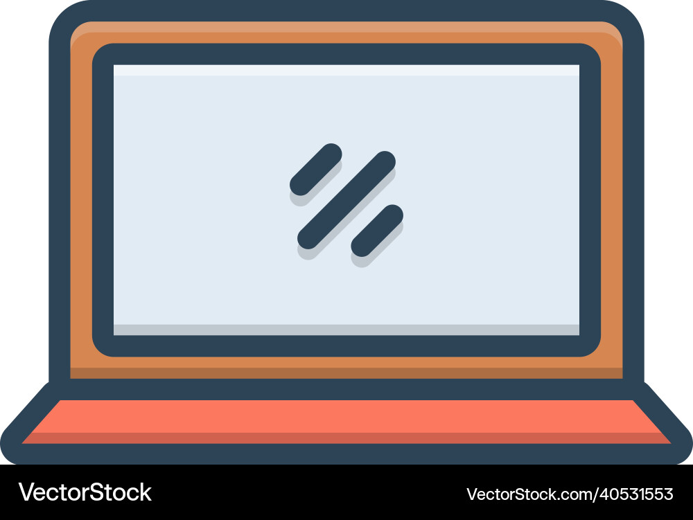 Laptop Royalty Free Vector Image - VectorStock