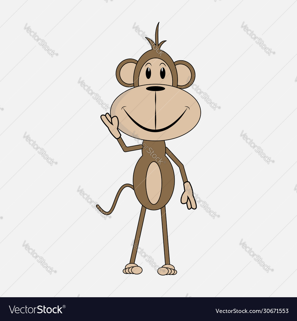 Monkey Royalty Free Vector Image - VectorStock