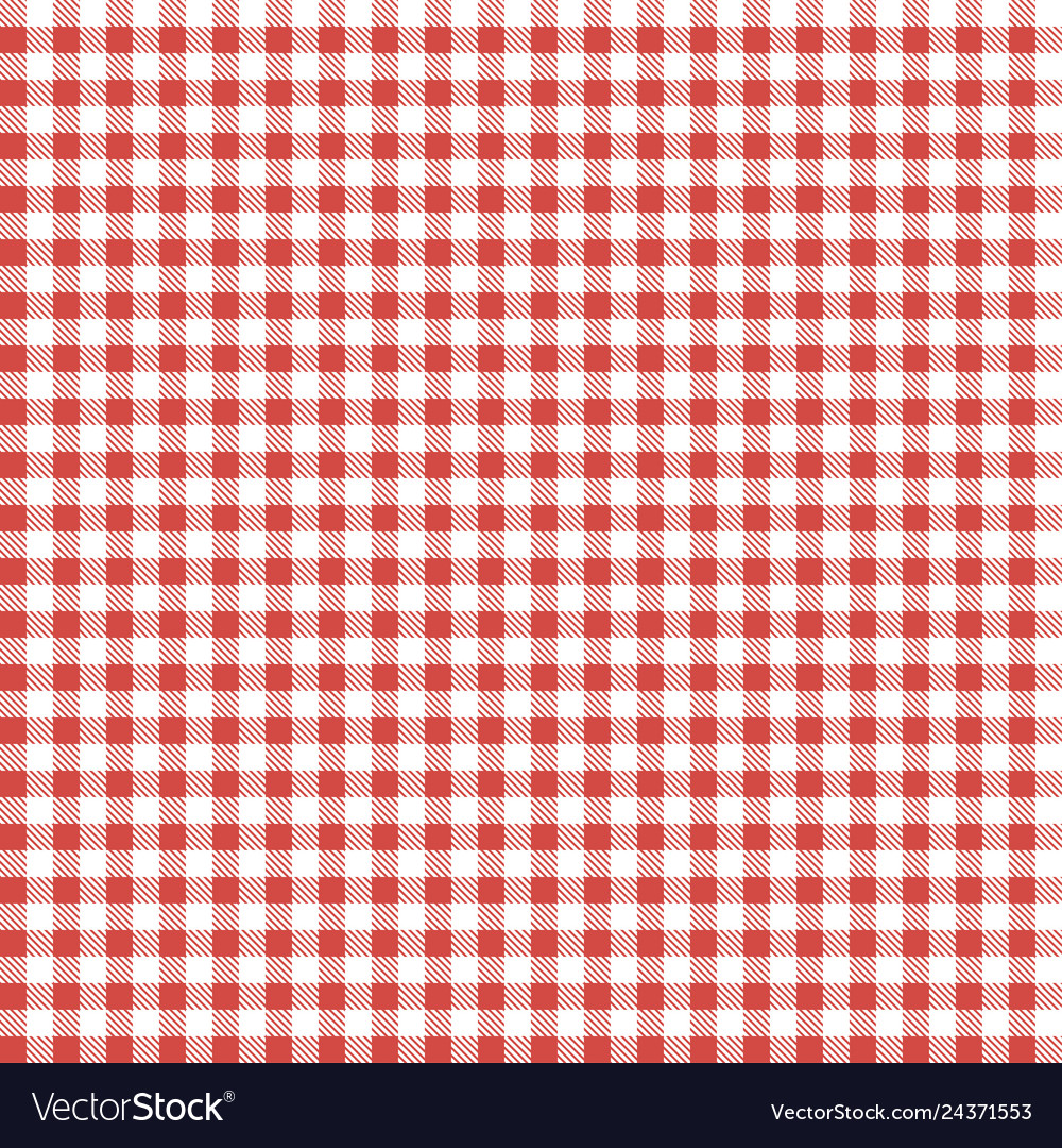 Red patterns tablecloths Royalty Free Vector Image