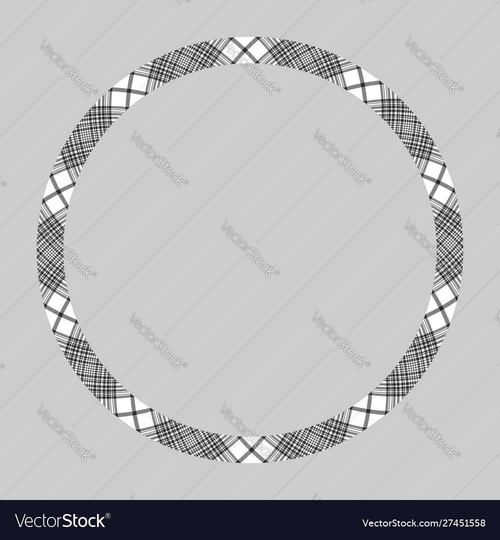 Circle borders and frames round border pattern Vector Image
