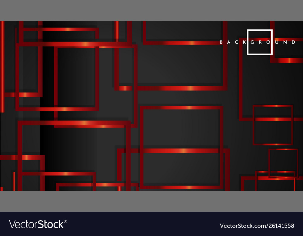 Modern abstract squares backgrounds with a black Vector Image
