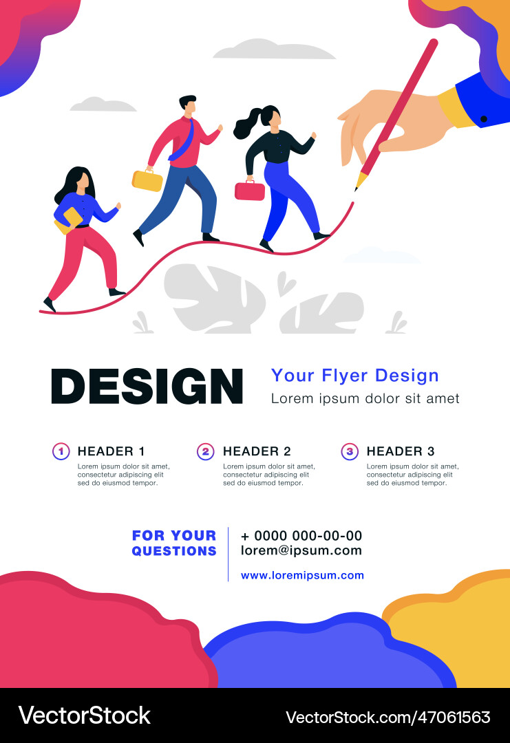Business people walking up on increase chart line Vector Image