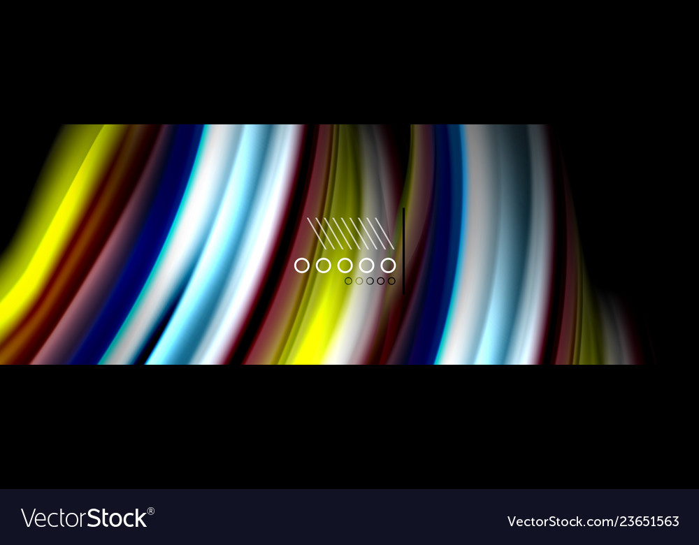 Fluid liquid wave pattern Royalty Free Vector Image