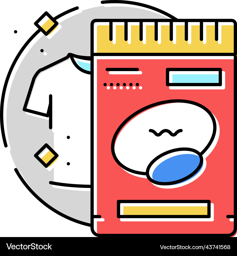 Stain remover detergent color icon Royalty Free Vector Image