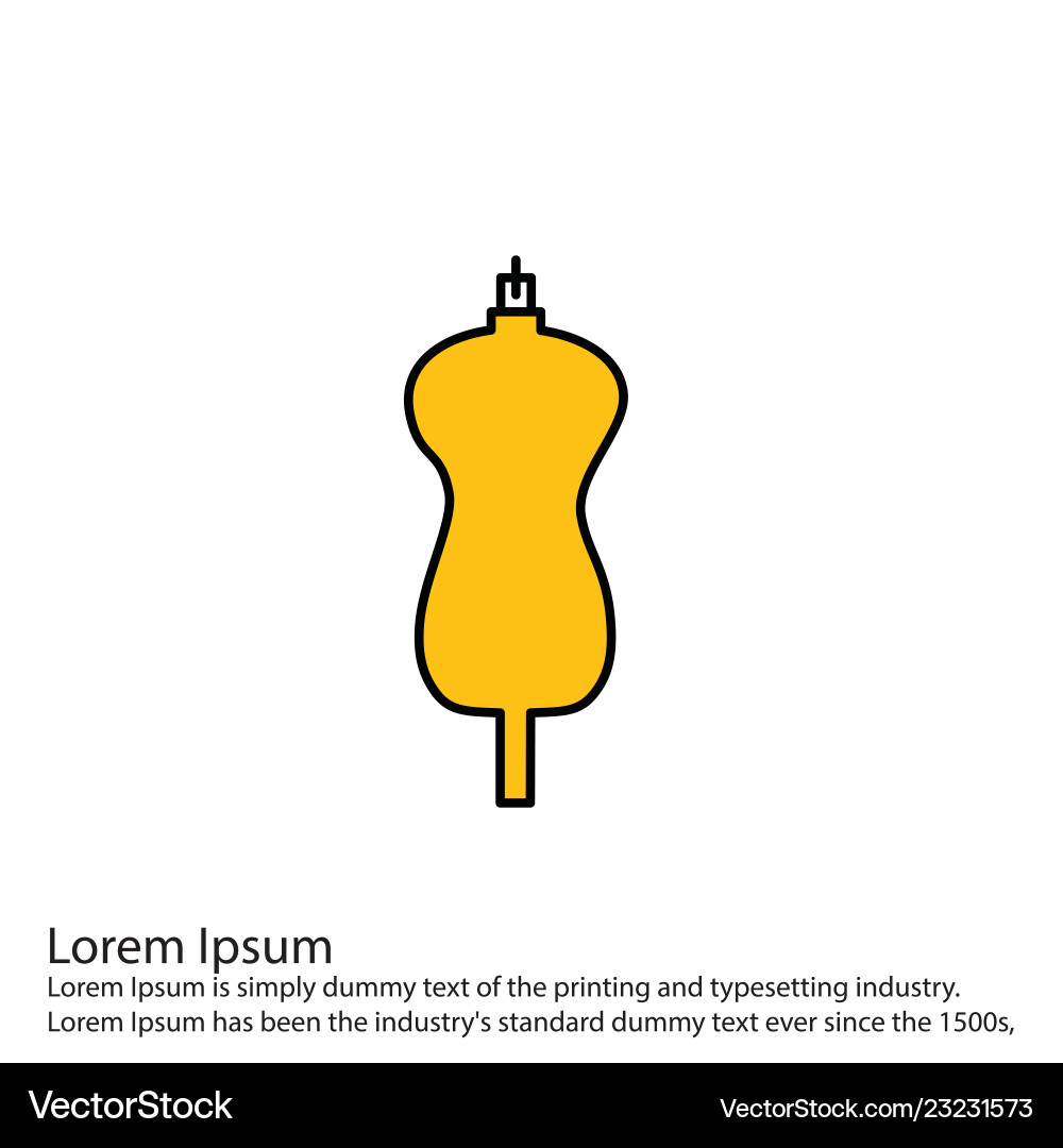 Line filled perfect icon or pigtogram Royalty Free Vector