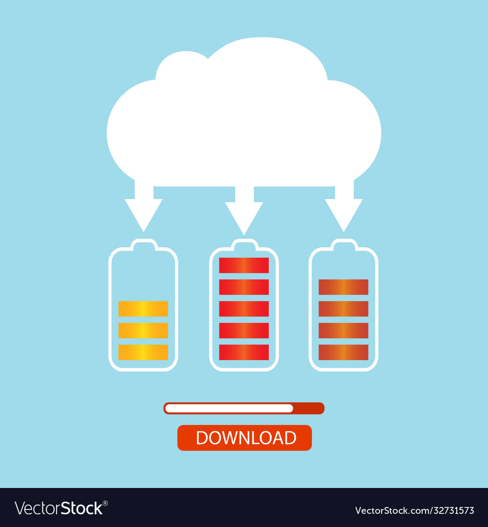 Network configuration cloud computing technology Vector Image