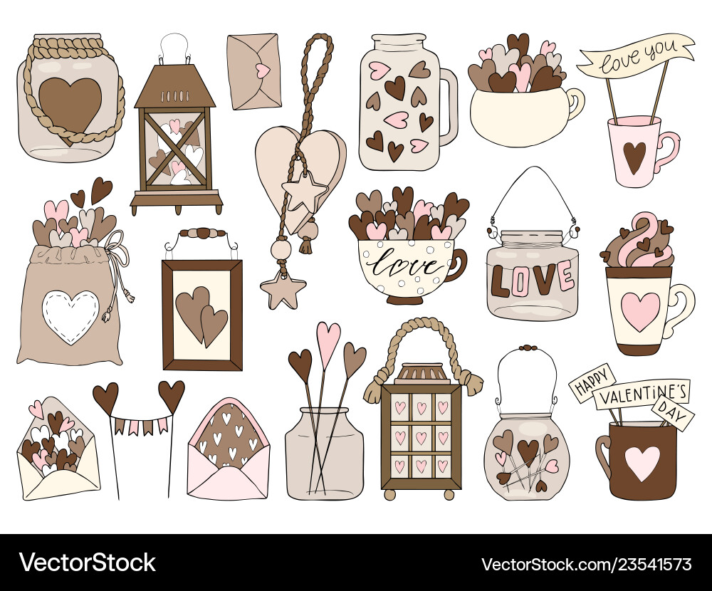 Set of hand drawn a mason Royalty Free Vector Image