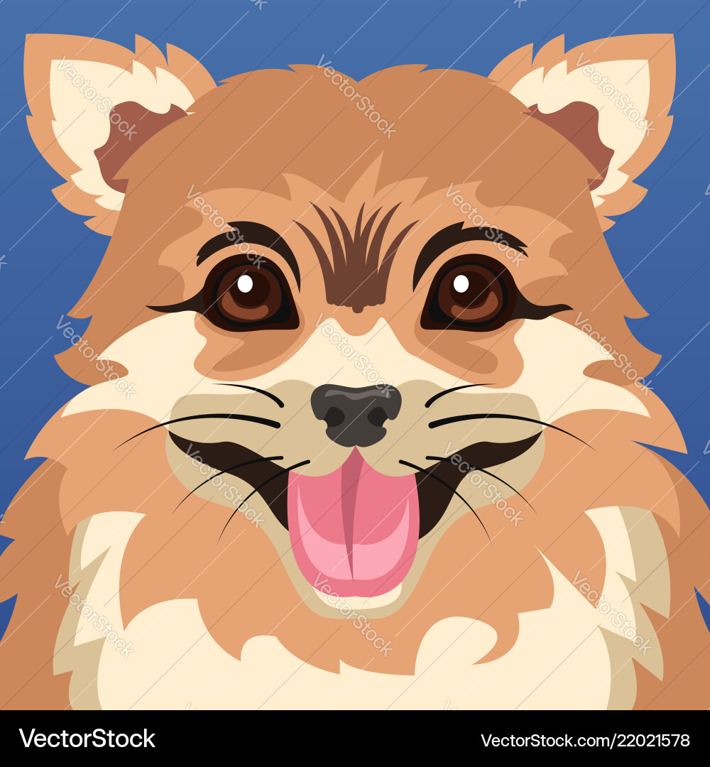 Dog animal poster Royalty Free Vector Image - VectorStock