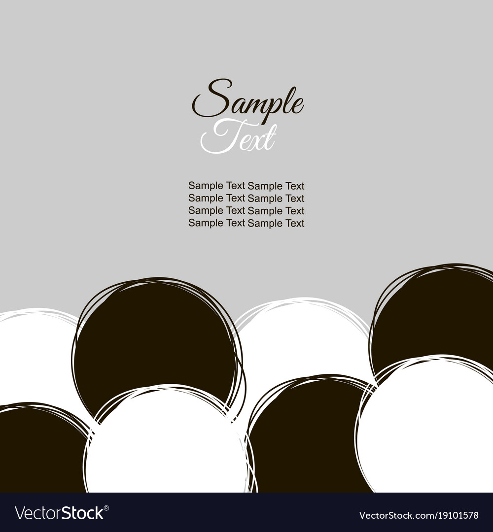 Doodle pattern for printing round patterns Vector Image