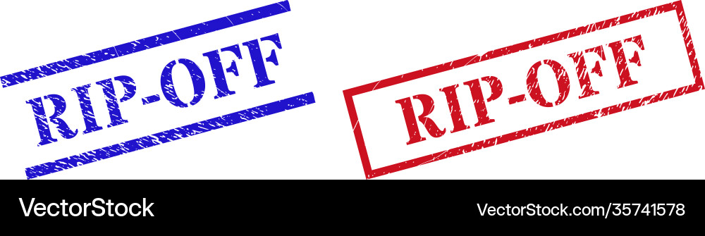 Rip-off textured rubber seal stamps with rectangle