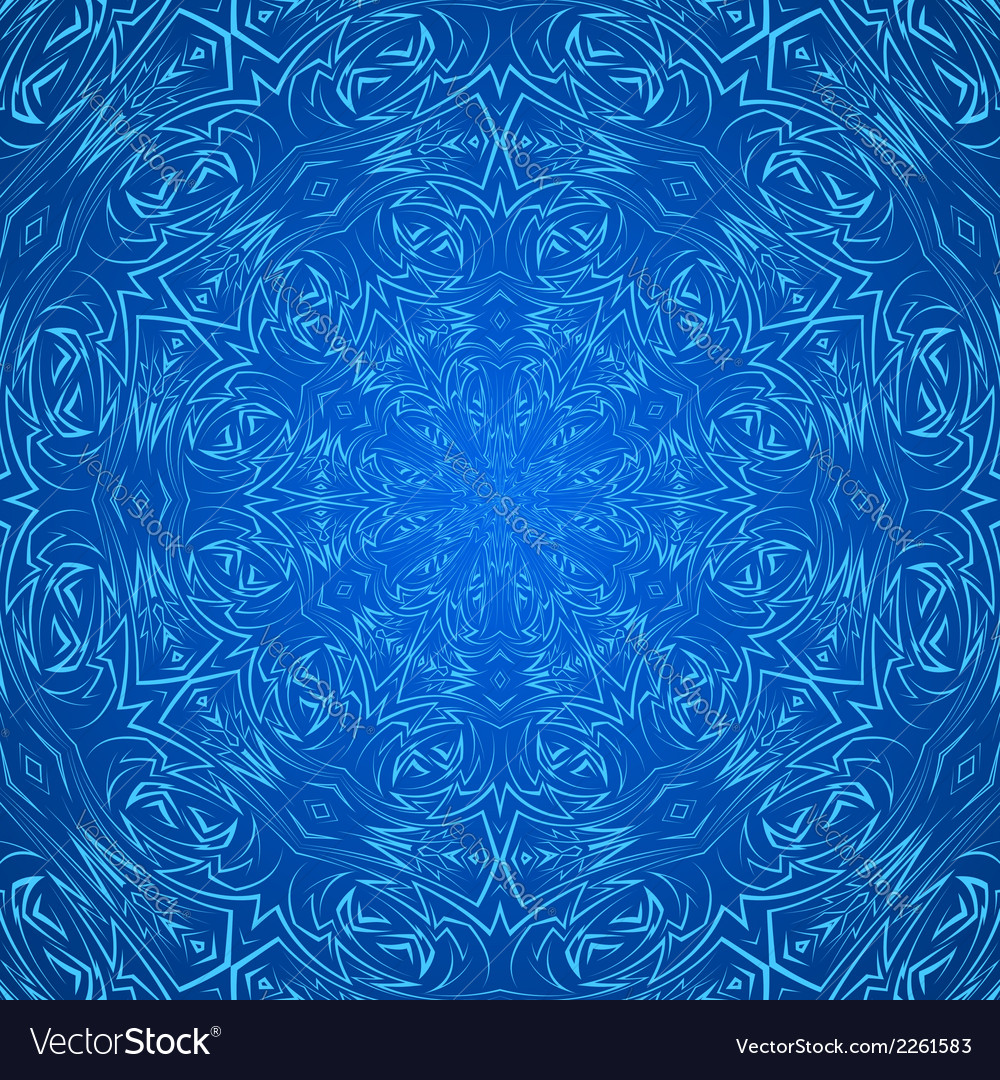 Abstract pattern in blue Royalty Free Vector Image