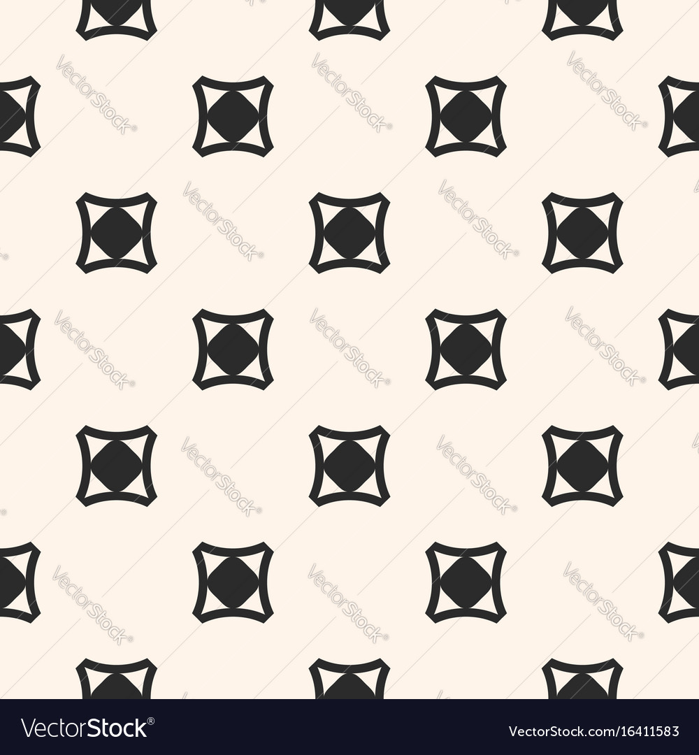 Funky style minimalist seamless pattern Royalty Free Vector