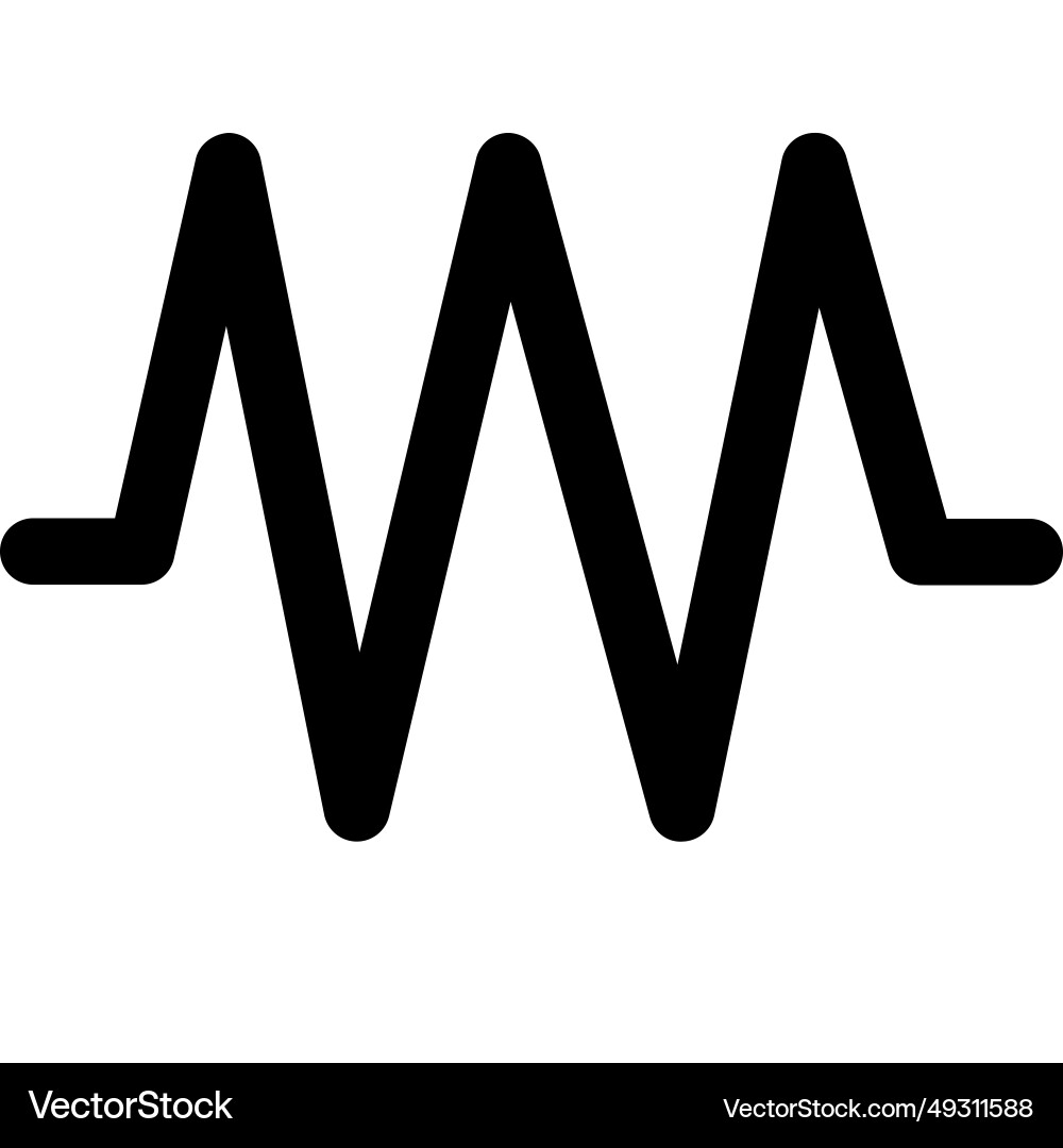 Controlling the flow of current with resistor Vector Image