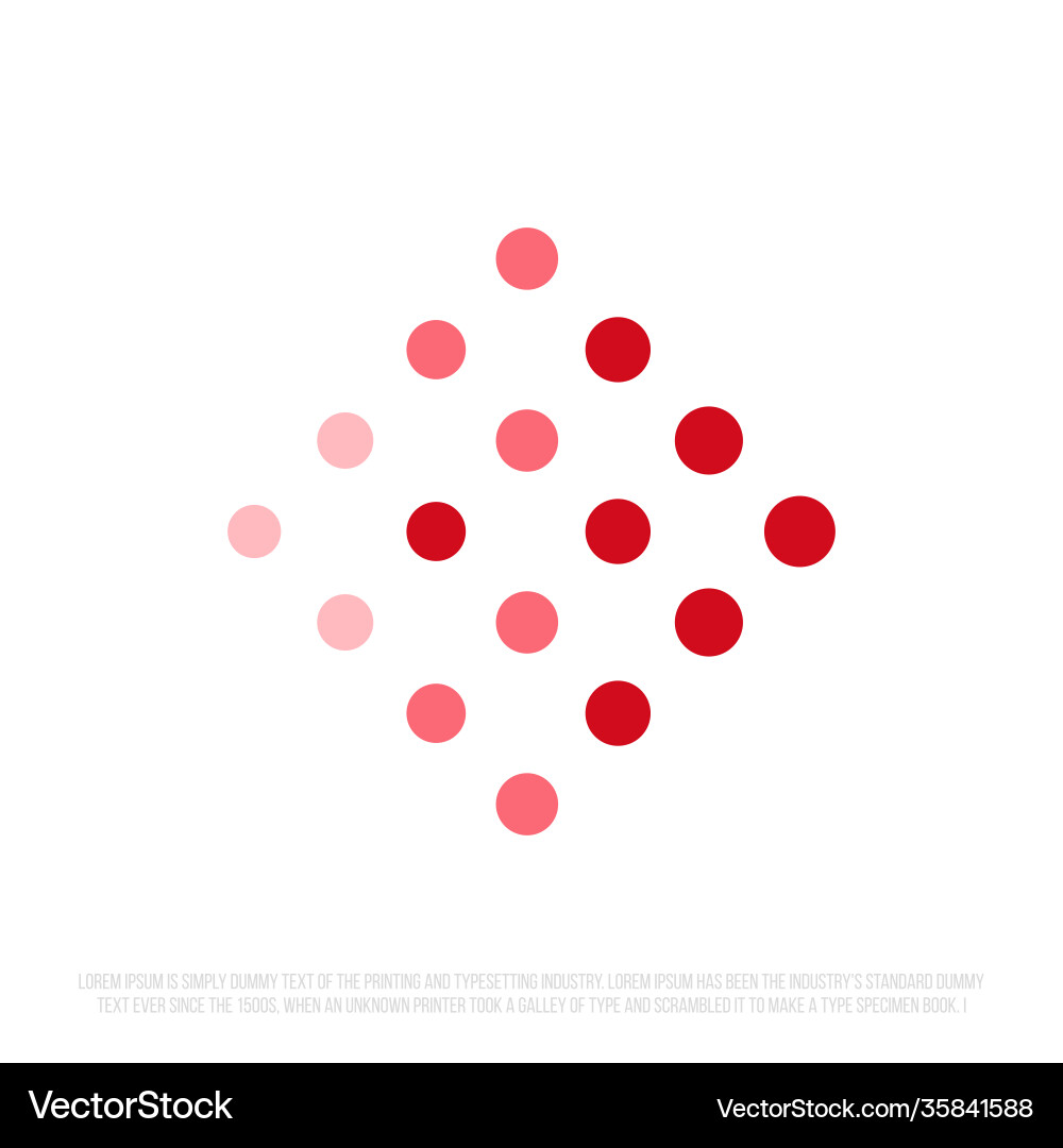 Modern professional icon arrow in technology style