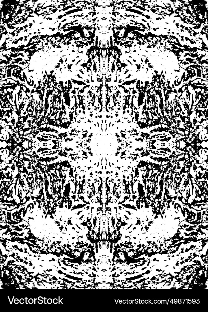 Abstract symmetrical grunge background seamless Vector Image