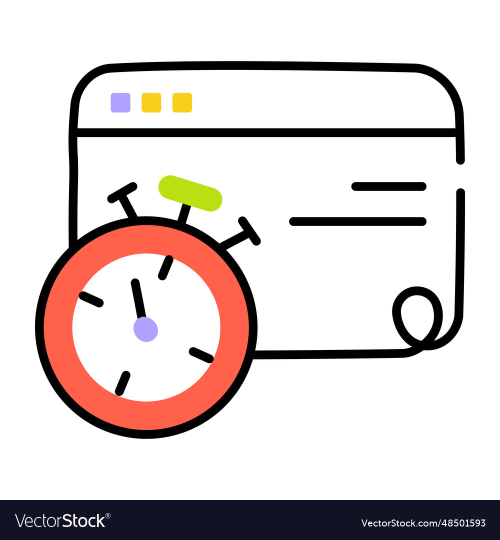 Web performance Royalty Free Vector Image - VectorStock